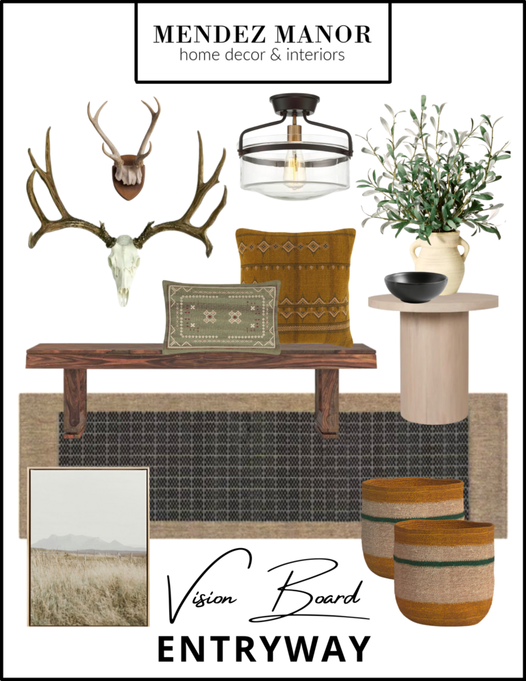 Mountain Modern Entryway Design - Mendez Manor
